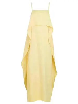 Staud Valencia Layered Maxi Dress - Yellow