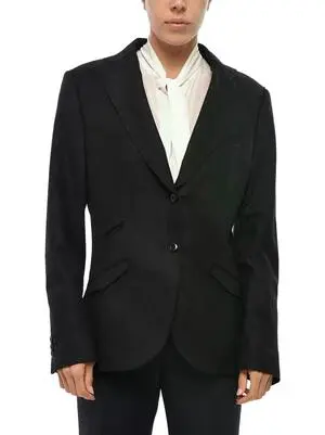 MAURIZIO MIRI Maurizio Miri Raw-Edge Single-Breasted Blazer