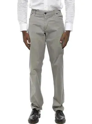 Corneliani Belt-loop Trousers With Welt Pockets - Grey