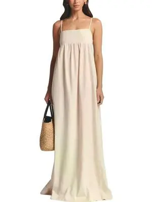 ST MRLO ST MRLO Empire-Line Maxi Dress With Spaghetti Straps