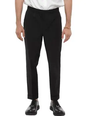 Neil Barrett Elasticated Waist Slim-fit Trousers - Black