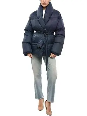 Bacon Dada Quilted Puffer Jacket - Blue