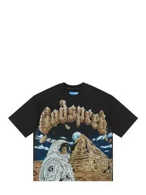 GODSPEED Sphinx Guardian Graphic-print T-shirt - Black