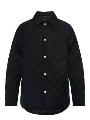 A.p.c. Georges Quilted Jacket - Blue