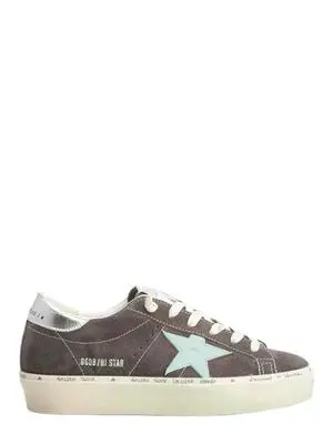 GOLDEN GOOSE Hi Star Suede Sneakers - Grey