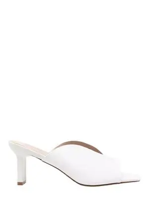 SERGIO MORETTI FIRENZE V-cut Open-toe Sandals - White