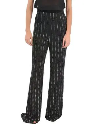 Philipp Plein Crystal-embellished Palazzo Pants - Black