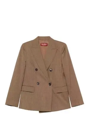 MAX MARA Max Mara Mstumico Pinstripe Double-Breasted Blazer
