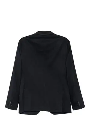 Karl Lagerfeld Smart Single-breasted Notch-lapels Blazer - Black