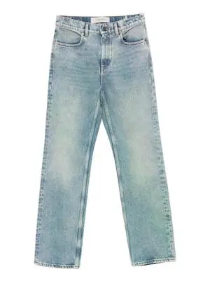 GOLDEN GOOSE Norma Zip-up Straight-leg Jeans - Blue
