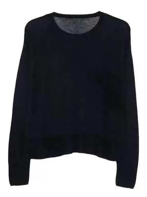 Closed Fine-knit Drop-shoulder Sweater - Blue