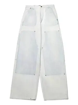 HAIKURE Patchwork Rivet Jeans - Blue