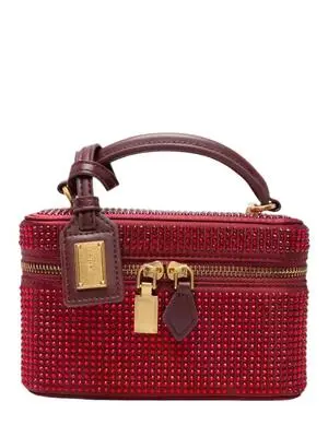 Jw Pei Cleo Crystal Embellished Box Bag - Red