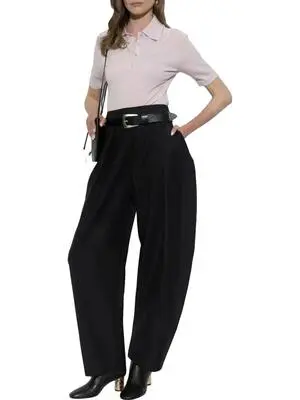 Givenchy Logo-print Cropped Polo Shirt - Pink