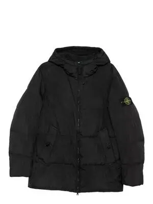 Stone Island Compass Patch Quilted Jacket - Black