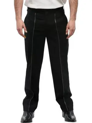 Neil Barrett Contrast Stitch Slim-fit Trousers - Black