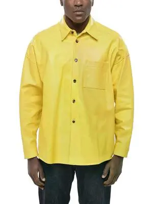 Marni Chest-pocket Overshirt - Yellow