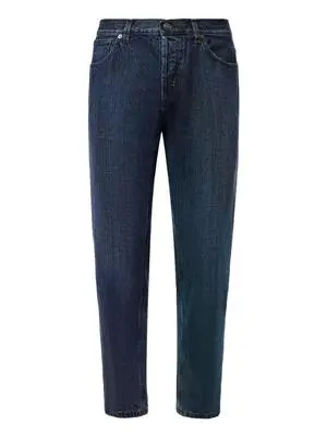 DONDUP Brighton Logo Plaque Jeans - Blue