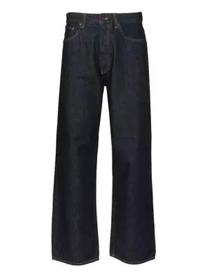 Emporio Armani Wide-leg Five-pocket Jeans - Blue