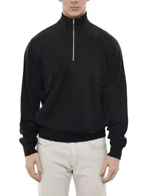 DIESEL® Diesel Quarter-Zip Turtleneck Sweater