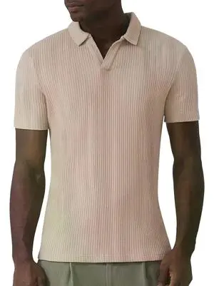 MAUVAIS Ribbed-knit T-shirt - Neutrals