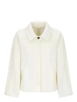 EMME Spread Collar Raglan Sleeve Jacket - Neutrals