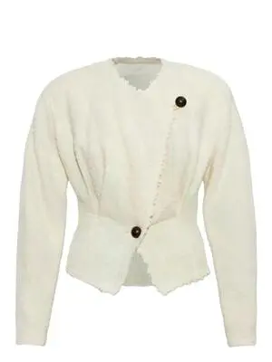 Isabel Marant Étoile Frayed-edge Tweed Jacket - Neutrals