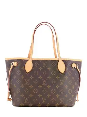LOUIS VUITTON Monogram Canvas Pm Tote Bag - Brown
