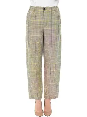 Marni Checked Straight-leg Trousers - Neutrals