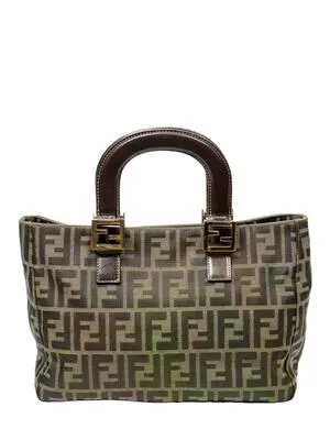 Fendi Small Zucca-pattern Tote Bag - Brown