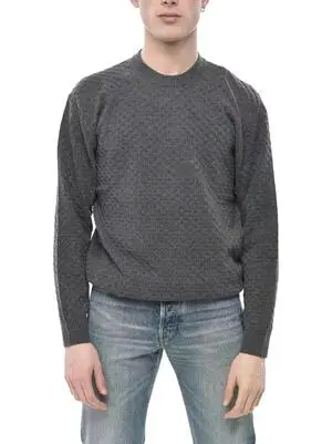 PAOLO PECORA Crew Neck Sweater - Grey