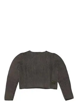 HTC LOS ANGELES Ribbed Knit Sweater - Grey