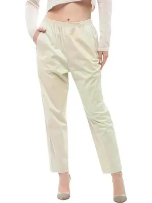 Woolrich Flat-front Elasticated Waist Trousers - Neutrals