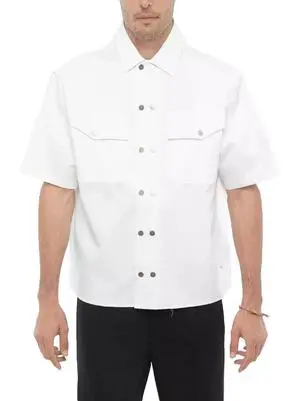 Neil Barrett Boxy-fit Short-sleeve Shirt - White
