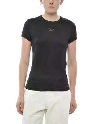 DIESEL® Monogram Plaque T-shirt - Black