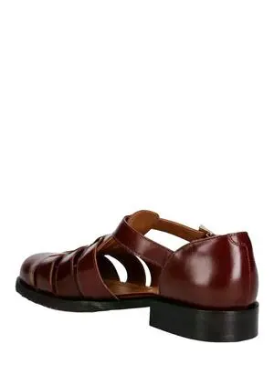BILLI BI Buckle-fastening Caged Sandals - Brown