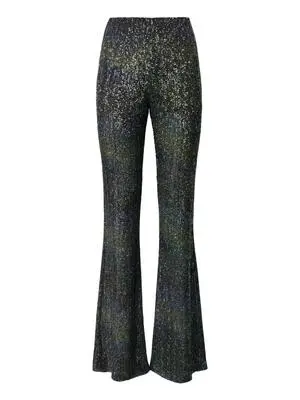 Missoni Missoni Sequin-Embellished Flared Trousers Black