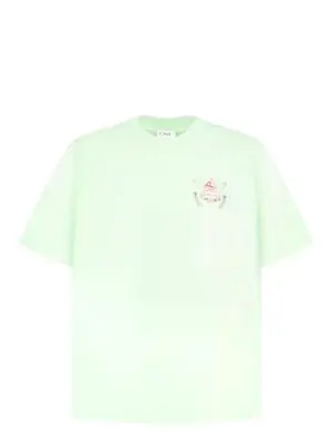 Casablanca Graphic-print T-shirt Green