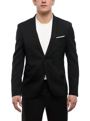 Neil Barrett Single-breasted Narrow-fit Blazer - Black