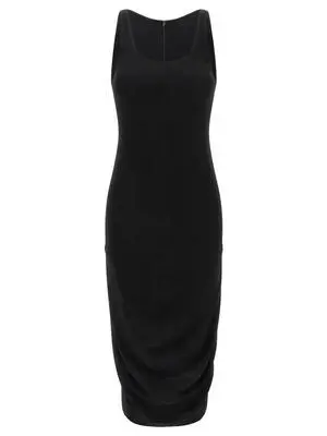 Jacquemus La Robe Regata Midi Dress - Black