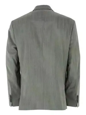 Hugo Double-breasted Peak-lapel Jacket - Grey