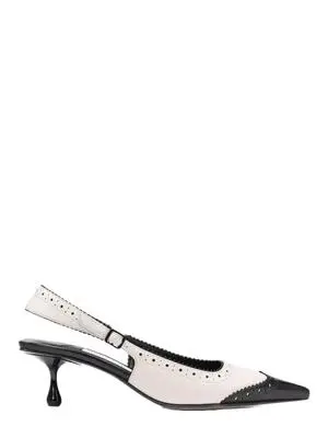 JIMMY CHOO Brogue Slingback Pumps - Pink