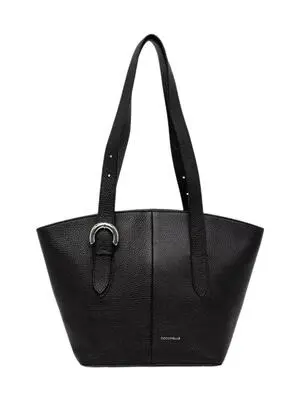 COCCINELLE Buckle Detail Tote Bag - Black