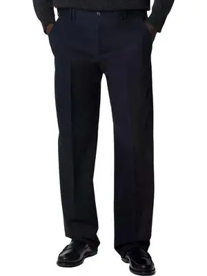 PT TORINO Pressed-crease Tailored Trousers - Blue