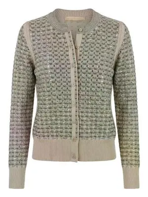 Ermanno Scervino Sequin-embellished Cardigan - Neutrals