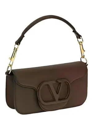 Valentino Garavani Mini Locò Leather Tote Bag - Brown