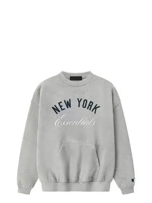 Fear Of God Essentials Logo Print Sweatshirt - Grey