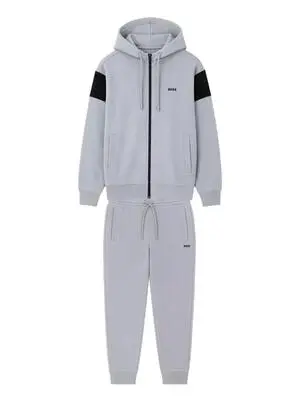 BOSS Logo-print Tracksuit - Grey