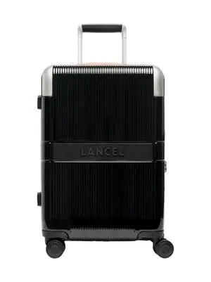 LANCEL Expandable Luggage With Logo Plaque - Black