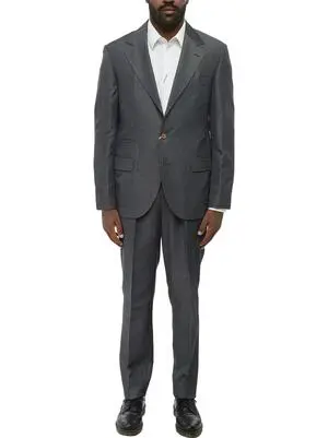 Brunello Cucinelli Single-breasted Suit - Grey